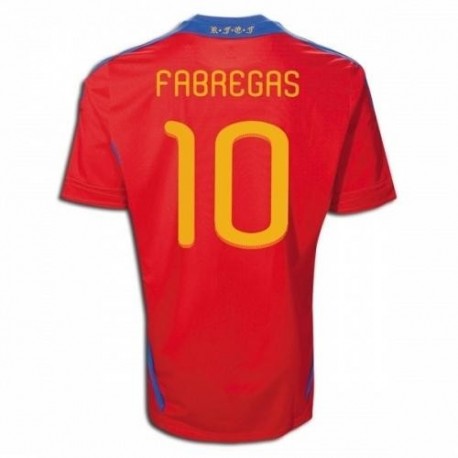Maglia Nazionale Spagna Home 10/12 Fabregas 10 by Adidas - SportingPlus ...