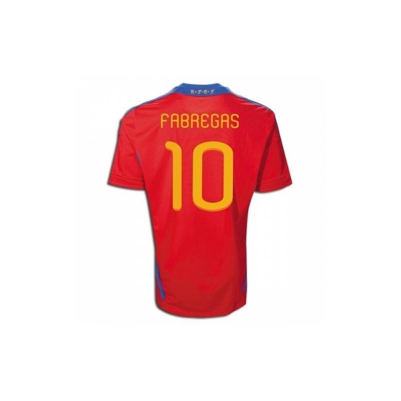 Maglia Nazionale Spagna Home 10/12 Fabregas 10 by Adidas - SportingPlus ...