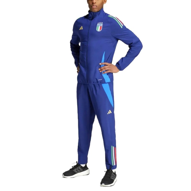 Italy football team navy presentation tracksuit 2024/25 - Adidas ...