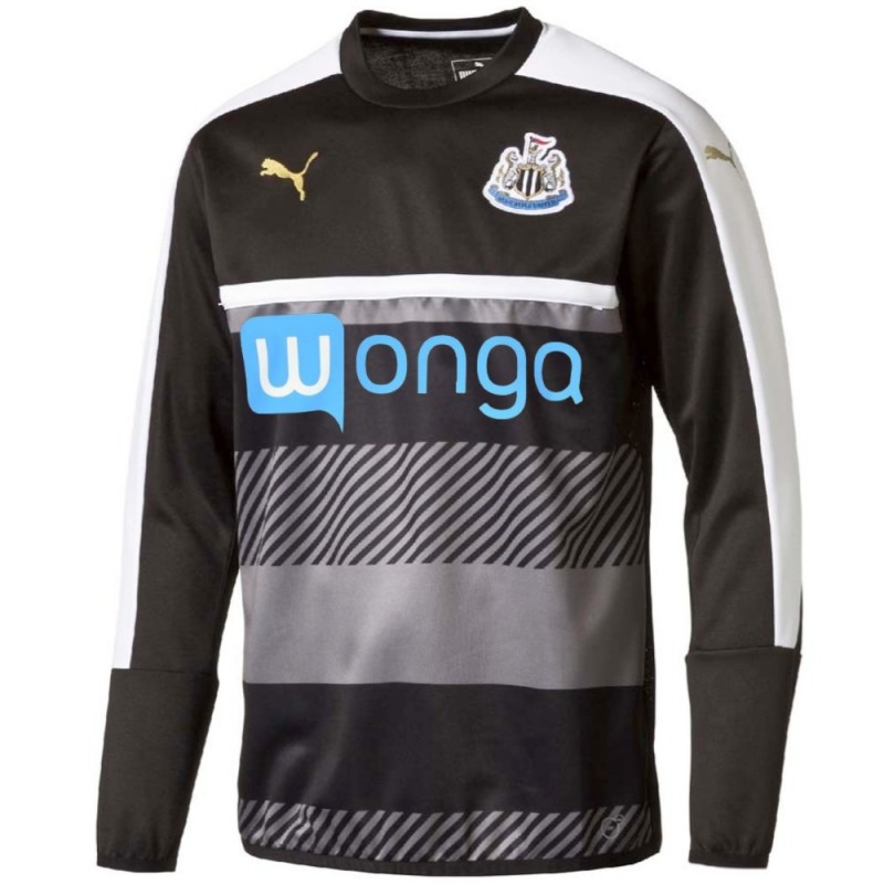 Newcastle United training sweatshirt 2016/17 black - Puma ...